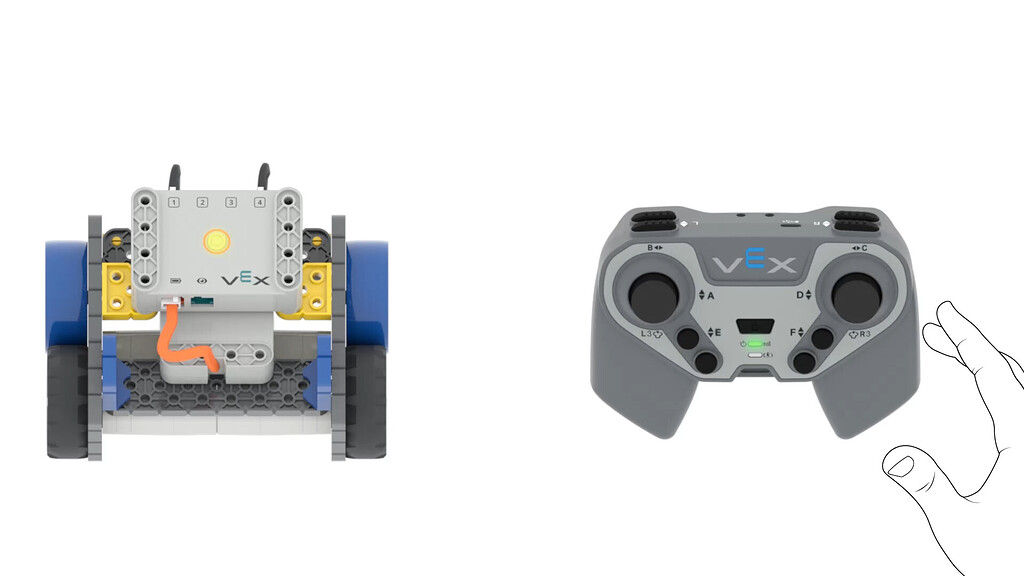 Pairing an IQ (2nd gen)/EXP Controller to a GO Brain - VEX GO - VEX ...